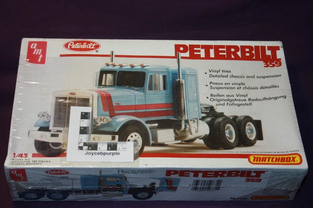 MATCHBOX AMT PETERBILT 359 Rig 1:43 scale model truck kit PK-7106. EUR ...