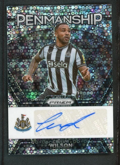 2023-24 CALLUM WILSON Auto Panini Prizm Premier League Penmanship ...