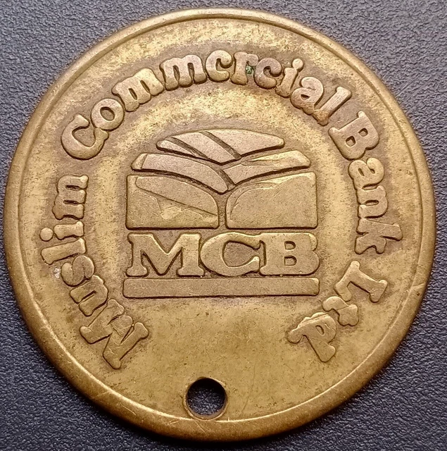 MUSLIM COMMERCIAL BANK Of Pakistan Mcb Current Account Token 56 Rare £3 ...
