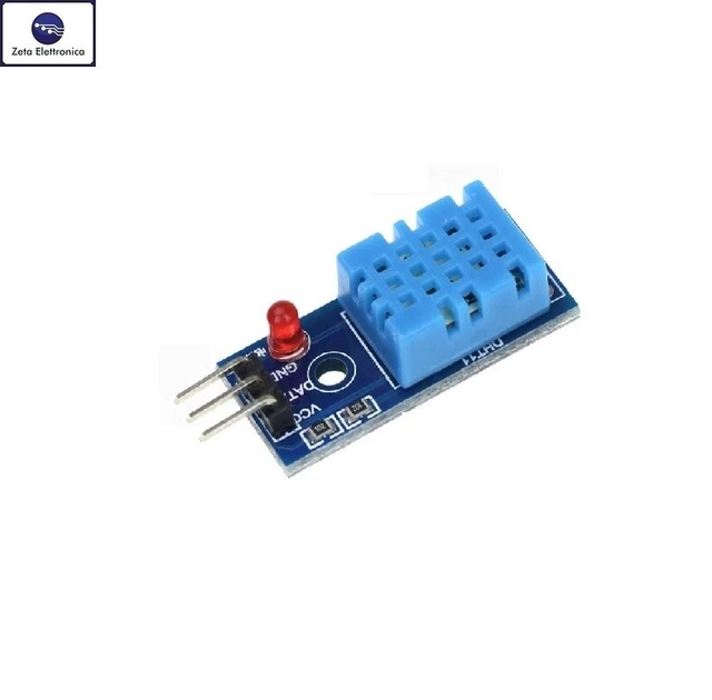 MODULO DHT11 SENSORE Di Umidita' Temperatura Ambiente Con Led Per ...