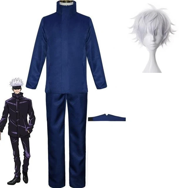 JUJUTSU KAISEN - Gojo Satoru - Anime cosplay set completo blu EUR 35,00 ...