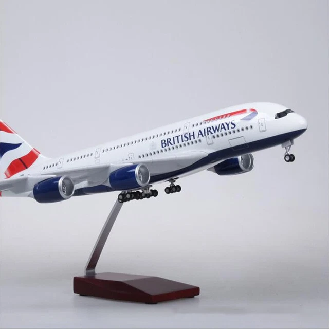 EXTRA LARGE BRITISH Airways Airbus A380 Aircraft Model Plane Toy Gift ...