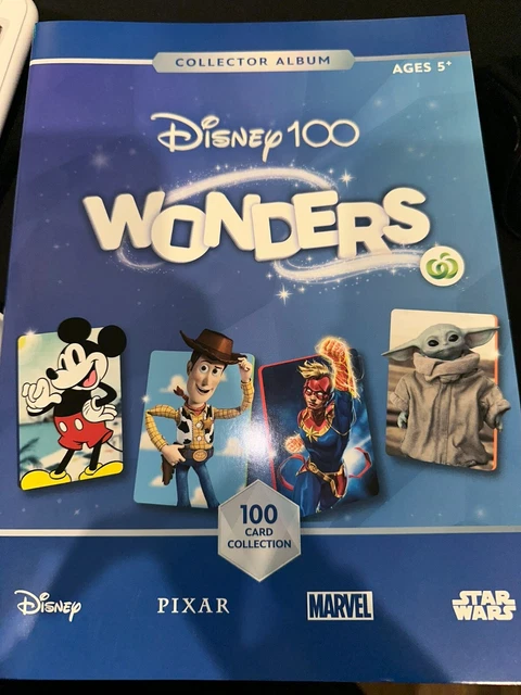 104 CARDS WOOLWORTHS Disney 100 Collector Cards Full Set With ALBUM ...