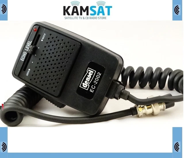 CB RADIO MICROPHONE POWER ECHO Densei EC-2002 6 PIN UNIDEN PRESIDENT ...