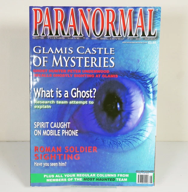 VINTAGE PARANORMAL MAGAZINE Issue 10 August 2006 - Glamis Castle GHOSTS ...
