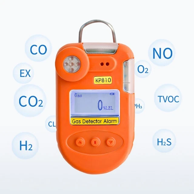 PORTABLE O2 GAS Detector O2 Gas Monitor Oxygen Alarm Tester Meter with ...