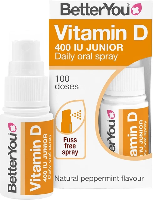VITAMIN D SPRAY for Kids, Vitamin D 400 IU Junior Oral Spray, Fast ...