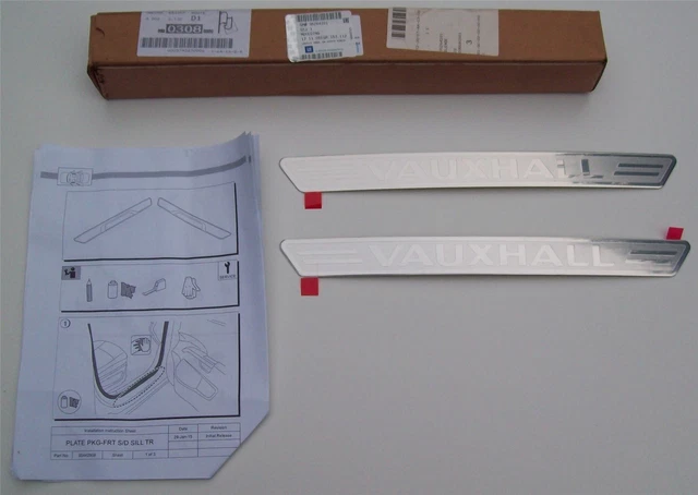 VAUXHALL SILL MOULDING Pair Silver 96965936 £44.25 - PicClick UK
