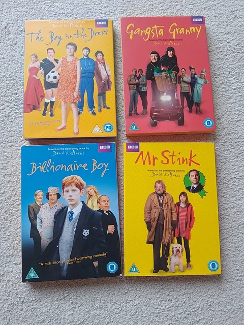 DAVID WALLIAMS DVD Bundle Mr Stink Boy In Dress Gangsta Granny ...