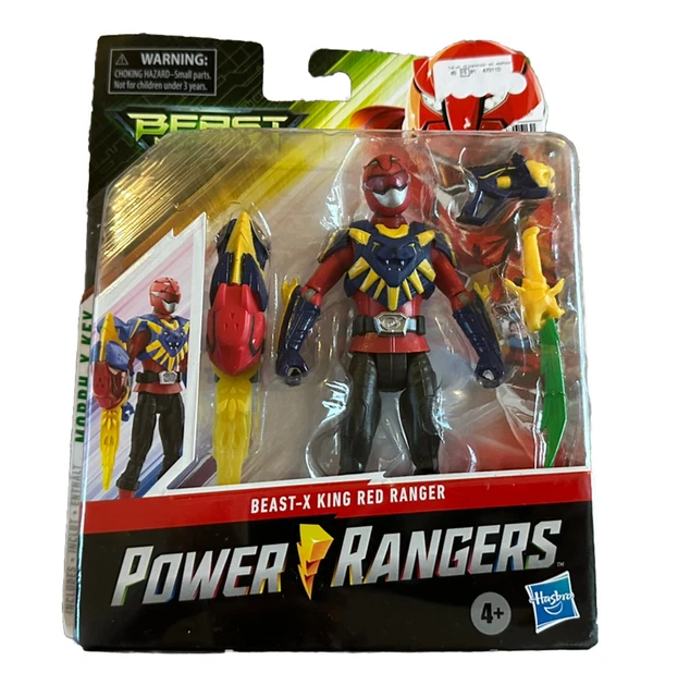 POWER RANGERS BEAST Morphers Beast-X King Red Ranger With Morph-X Key ...