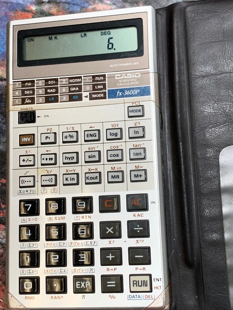 CALCULATRICE VINTAGE PROGRAMMABLE Casio fx-3600P en cas de ...