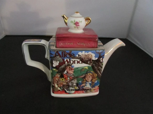 JAMES SADLER &ALICE In Wonderland" Classic Stories Ceramic Tea Pot £26. ...