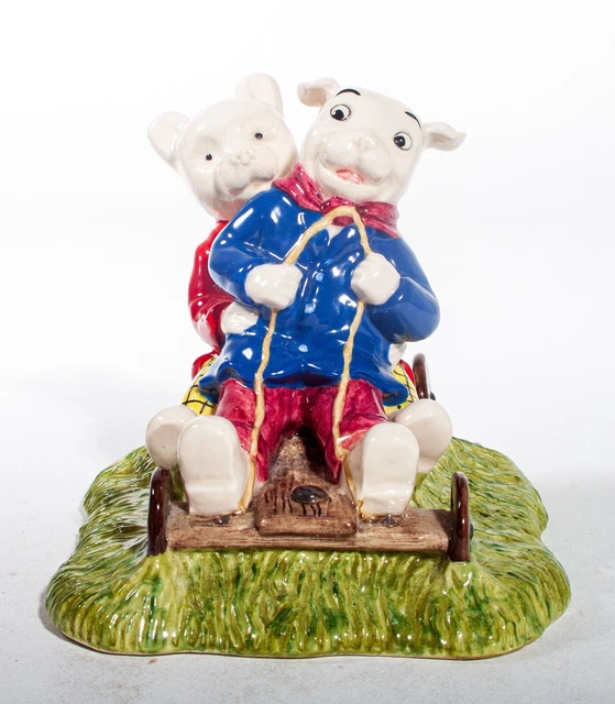 BESWICK FIGURE RUPERT Bear and Algy Pug Go-Karting Limited Edition of ...
