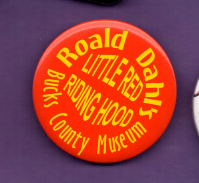 ROALD DAHLS LITTLE Red Riding Hood - Bucks County Museum - Button Badge ...
