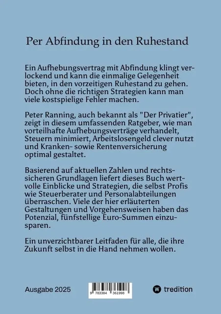 PER ABFINDUNG IN den Ruhestand - Ein Leitfaden zur Optimierung von ...