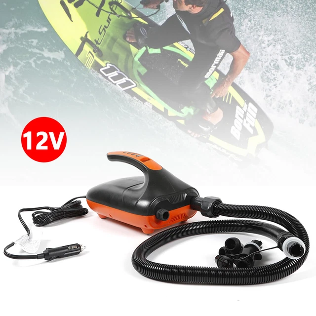 12V 20PSI ELECTRIC Air Pump W/Air Nozzles for Inflatables Paddleboard ...