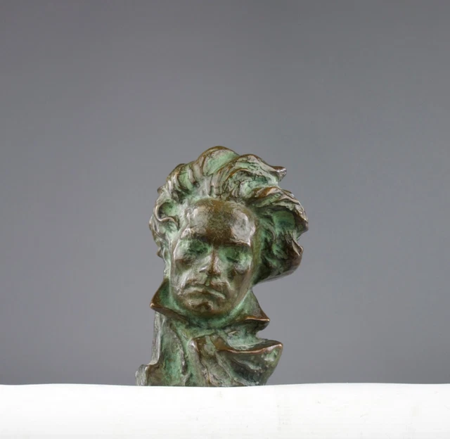 PIERRE LE FAGUAYS x Max Le Verrier, Beethoven Bronze Bust, Art Deco ...