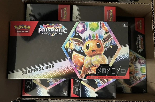 POKEMON TCG SCARLET & Violet Prismatic Evolutions Surprise Box - NEW & SEALED $131.48 - PicClick AU