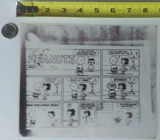 CHARLIE BROWN SNOOPY Peanuts Sunday Model Sheet Transparency Vintage ...
