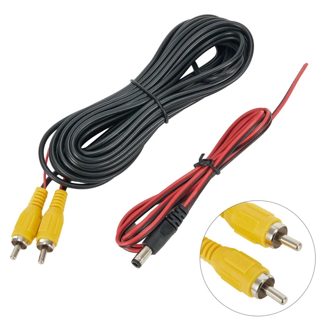 CÂBLE VIDÉO RCA montage universel 6M cordon d'extension AV avec fil de ...