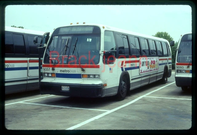 WASHINGTON DC METRO original bus slide # 9057 taken 1992 $4.95 - PicClick