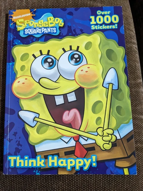 NICKELODEON SPONGEBOB SQUAREPANTS Think happy! Activity Book With 1000 ...