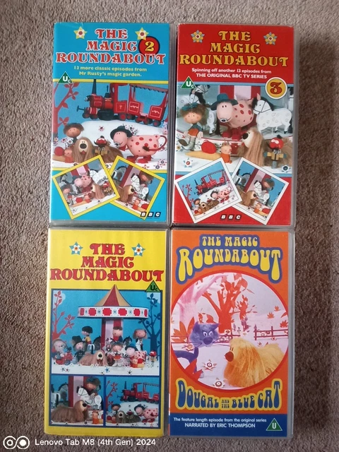 4 X THE Magic Roundabout VHS Video Bundle £9.04 - PicClick UK