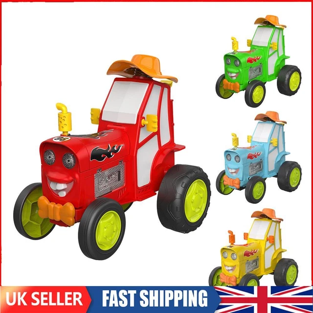 CRAZY JUMPING CAR Toy Rechargeable RC Stunt Car with LED Lights for Kid ...