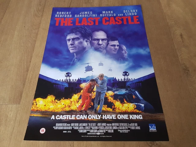 THE LAST CASTLE .. Robert Redford .. ORIGINAL 2001 MOVIE POSTER MINT 23 ...