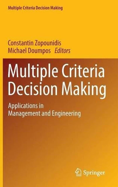 MULTIPLE CRITERIA DECISION Making: Applications in Management and Engineering by EUR 201,07 ...