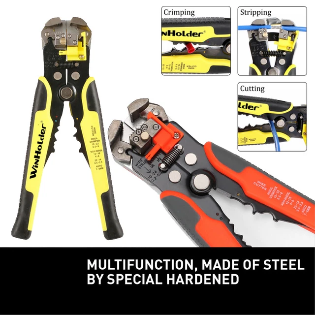 UK PROFESSIONAL AUTOMATIC Wire Cable Striper Cutter Crimper Pliers ...