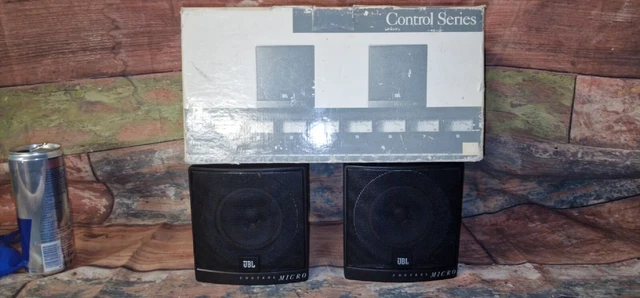 JBL CONTROL MICRO Mini Monitor Surround Sound Speakers Satellite Cube ...