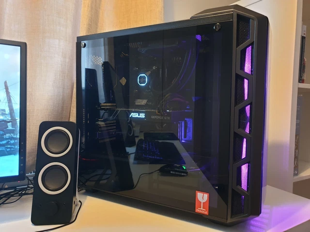 STORMFORCE CRYSTAL DESKTOP Gaming PC Intel Core i7-8700k GTX 1080 Ti ...