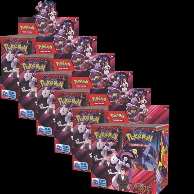 6X POKÉMON TCG Scarlet & Violet Destined Rivals Booster Display Box £1,327.57 - PicClick UK