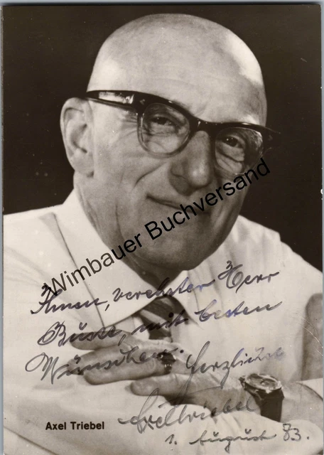 ORIGINAL AUTOGRAMM AXEL Triebel (1899-1976) /// Autograph signiert ...