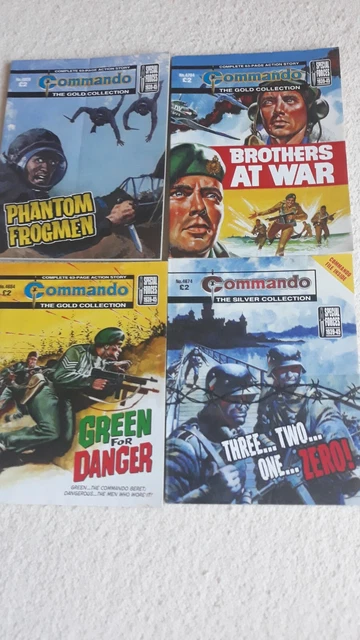 SET OF 4 Commando War Comic special forces 1939-45 set B EUR 4,61 ...