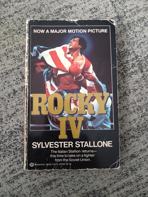 ROCKY IV SYLVESTER Stallone 1985 First Edition Movie Collectable ...
