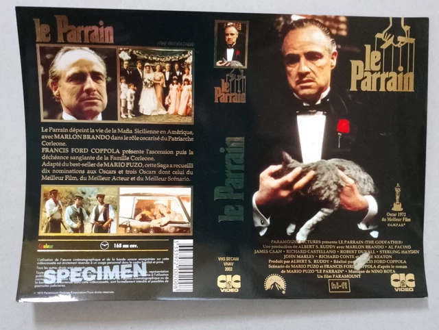 JAQUETTE VHS - Le Parrain - Vhs Sleeve - Al Pacino - Francis Fors ...