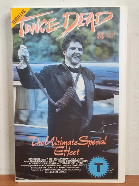 TWICE DEAD [VHS] Palace Entertainment Big Box Ex-Rental Video Tape 1988 ...