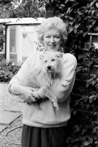 ACTRESS JUNE WHITFIELD pictured at home 1987 Old Photo 7 EUR 6,30 ...