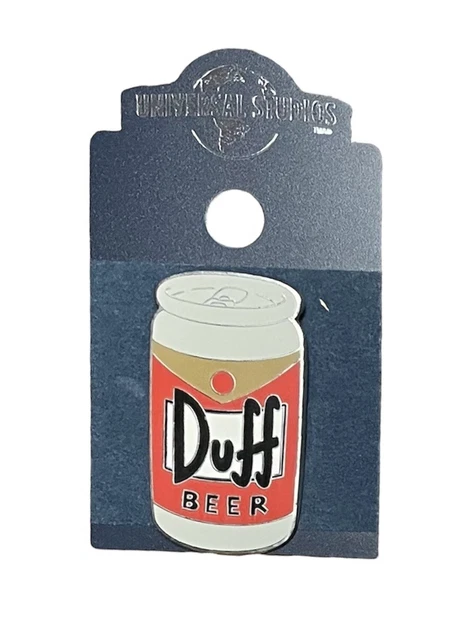 THE SIMPSONS DUFF Beer Can Universal Studios Pin £13.87 - PicClick UK