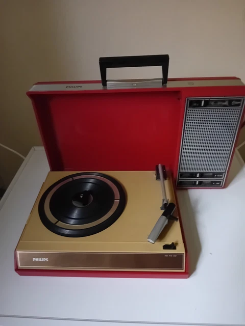 ELECTROPHONE TOURNE-DISQUES PHILIPS vintage années 70 EUR 110,00 ...