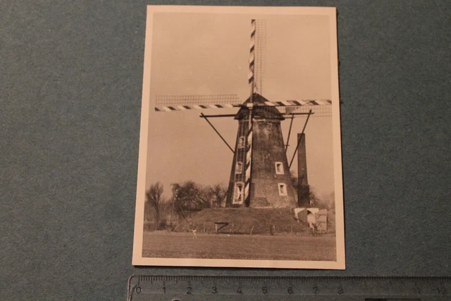 FOTO PHOTO 10906 WW2 WK2 Windmühle windmill mill Tilburg Holland ...