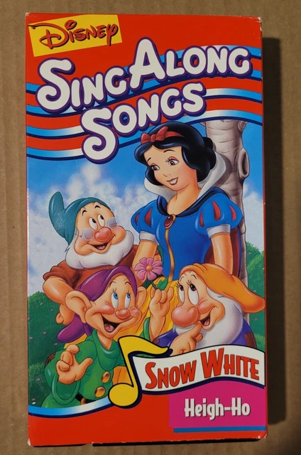 DISNEYS SING ALONG Songs - Snow White: Heigh-Ho (VHS 1994) Walt Disney ...