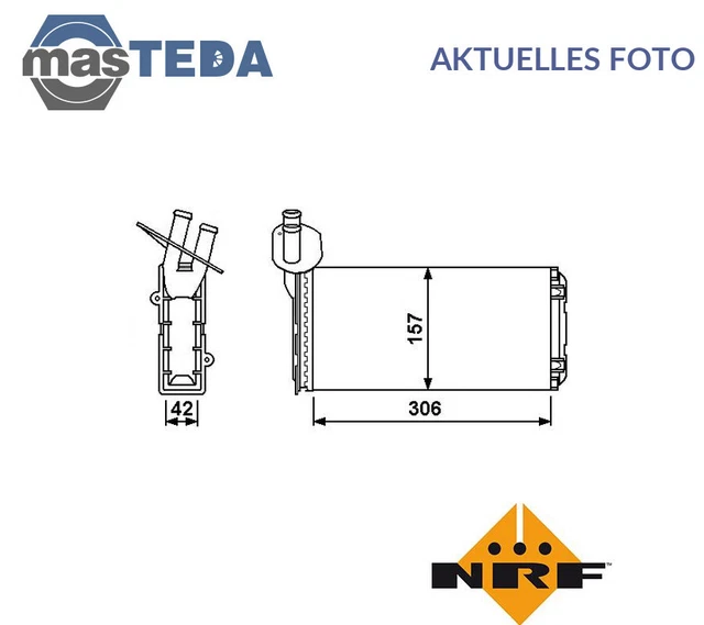 53889 SCAMBIATORE DI Calore Riscaldamento Interni N.f Nuovo Qualità Oe ...