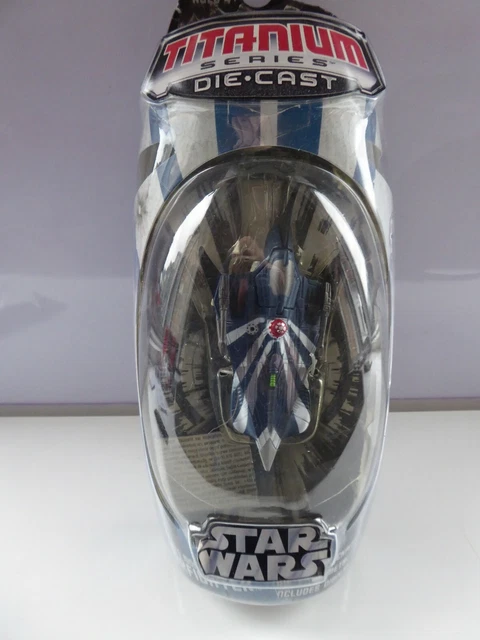 STAR WARS ANAKIN'S Modified Jedi Starfighter Azure Angel Titanium ...