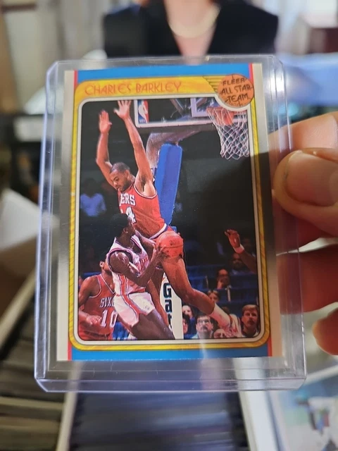 1988 FLEER CHARLES Barkley #129 All Star Philadelphia 76ers HOF EUR 3 ...