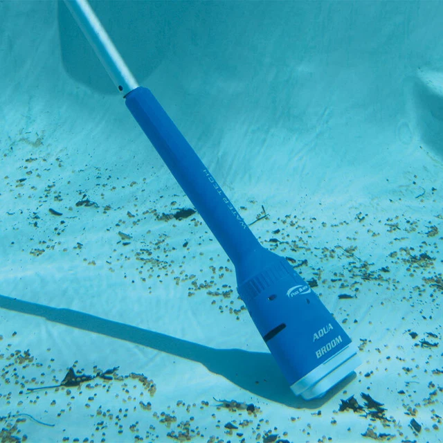 POOLSAUGER AKKU BODENSAUGER Poolreiniger Akkusauger Blaster Aqua Broom ...