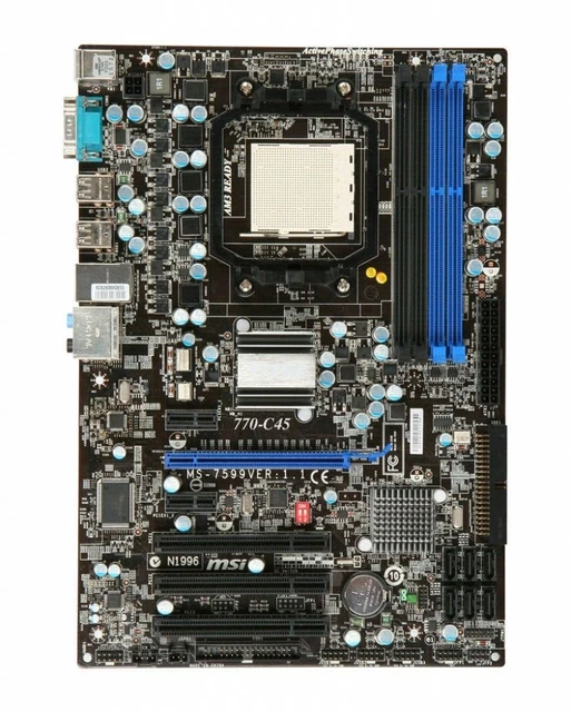 MSI MS-7599 MOTHERBOARD - Ver 1.1 - 770-C45 - MOBO - AMD £59.98 ...