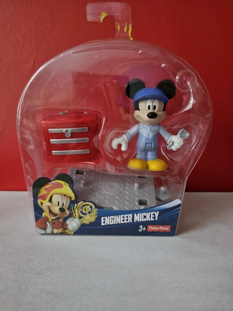 DISNEY JNR FISHER Price Mickey And The Roadster Racers Engineer Mickey ...